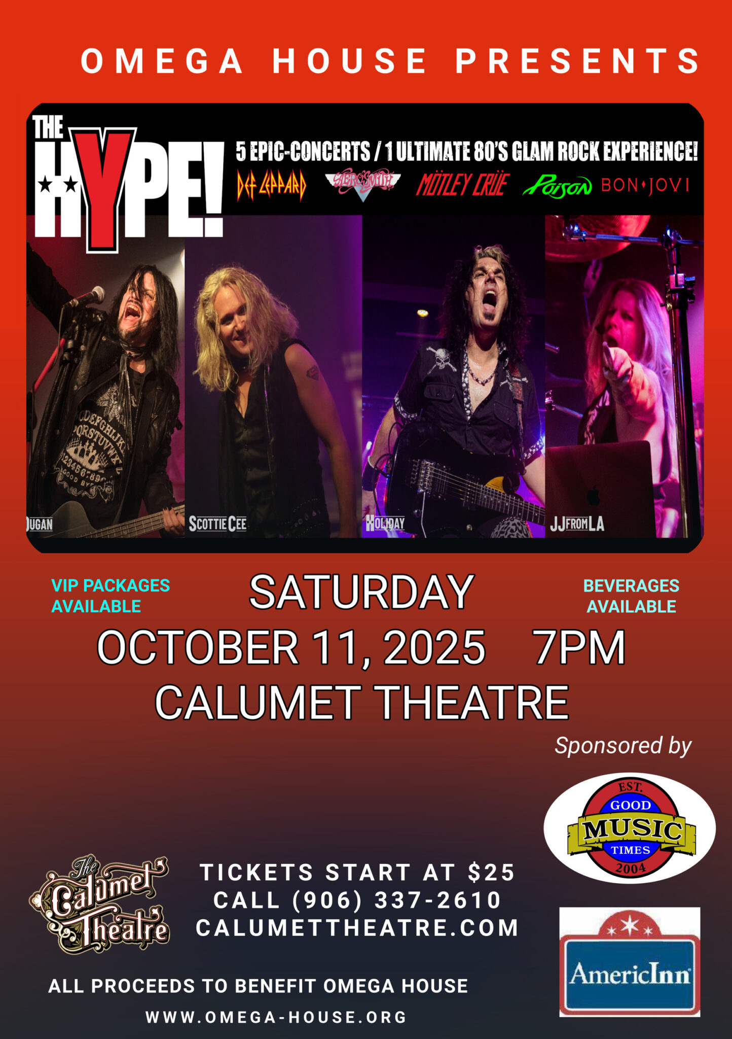 “THE HYPE” – OMEGA House Benefit | Calumet Theatre